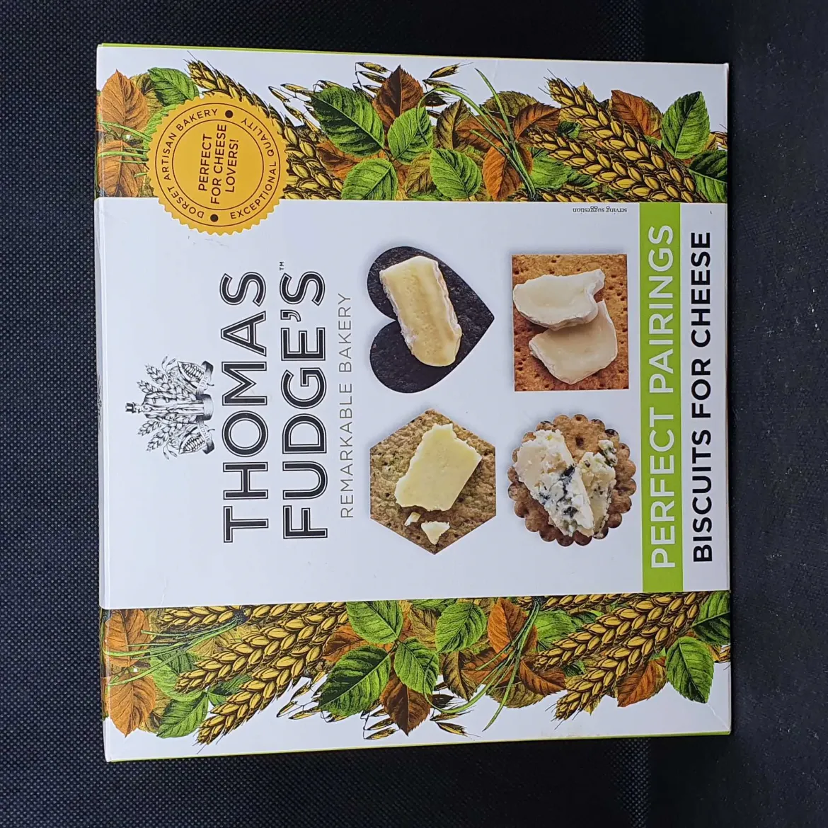Thomas Fudge's biscuits for cheese. The Country Victualler